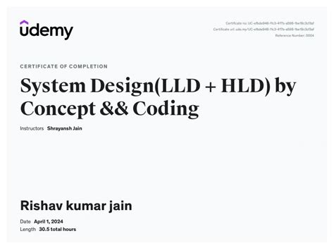 Systemdesign Certification Linkedin Rishav Jain