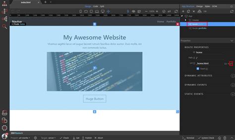Wappler Documentation Creating Single Page Apps Spa