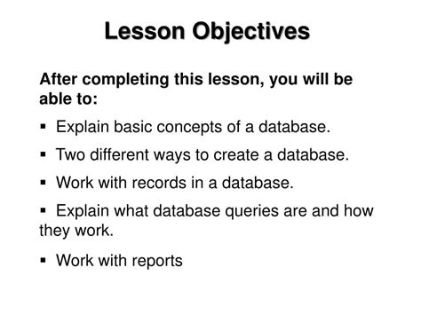 Ppt Microsoft Access 2007 Powerpoint Presentation Free Download Id