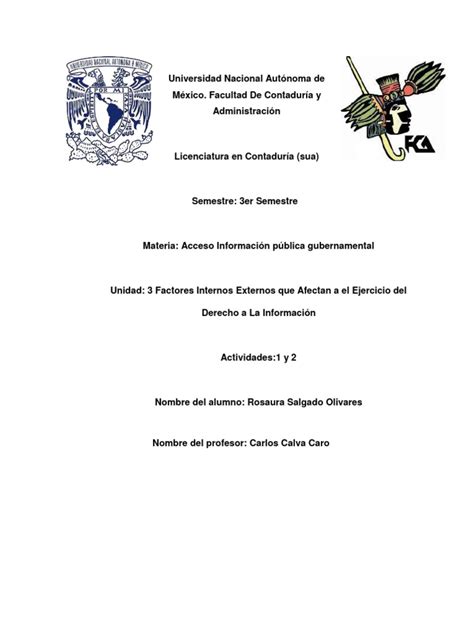 Actividad Integradora Final Pdf Sarbanes Oxley Auditoría
