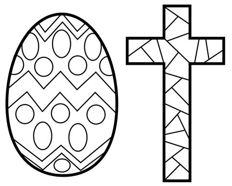 Stained Glass Cross Coloring Sheet Clipart Best