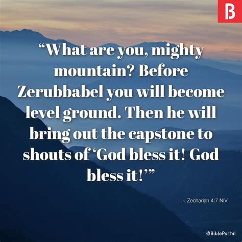 Zechariah 4 7 NIV Bible Study Meaning Images Commentaries