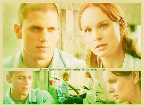 Michael Sara Prison Break Wallpaper Fanpop