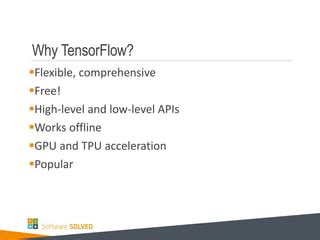 An Introduction To Machine Learning Using TensorFlow PPTX Artificial Intelligence