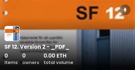Sf 12 Version 2 Pdf Collection Opensea