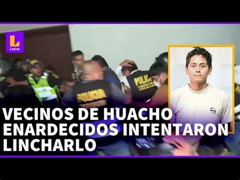 Ciudadanos Intentaron Linchar A Confeso Asesino De Hermanas En Huacho