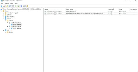 solved why does active directory sites and services show a replication