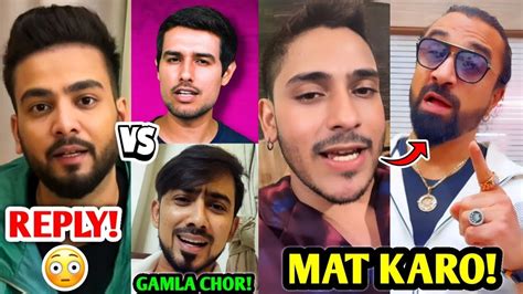 Elvish Yadav Reply To Dhruv Rathee Video 😡 Purav Jha Vs Ajaz Khan