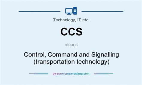 CCS Control Command And Signalling Transportation Technology In