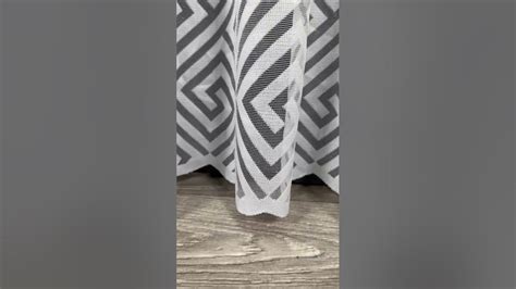 Турецька жакардова тюль з вертикальною узором Колір Білий Youtube