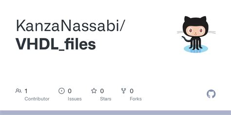 GitHub KanzaNassabi VHDL Files
