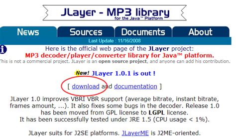 Java Play Mp3 Jlayer Programador Clic