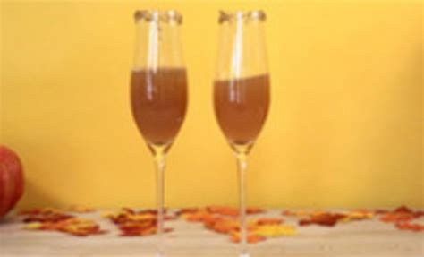 Autumn Delight Sparkling Apple Cider Mimosas