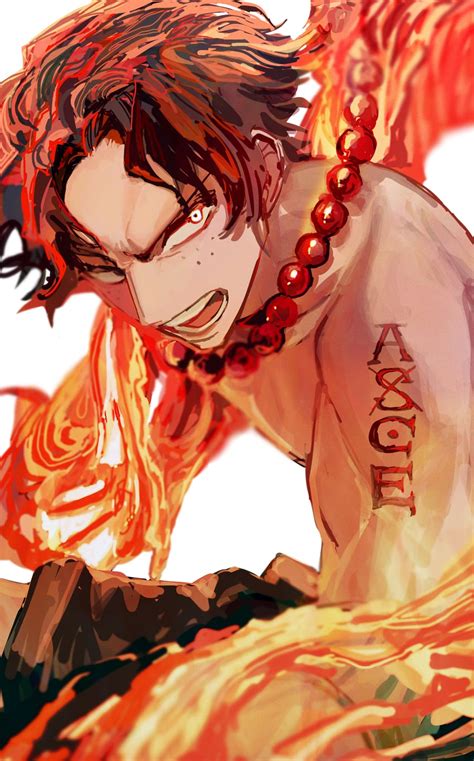 Portgas D Ace One Piece Drawn By Yadu Nadu Danbooru