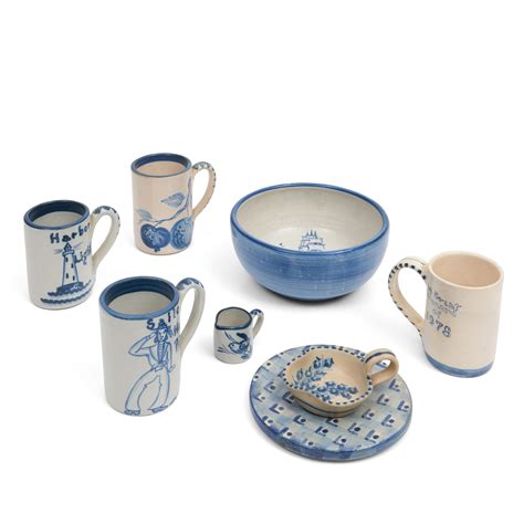Bonhams Skinner Eight Pieces Of Dorchester Pottery