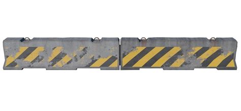 Premium Psd Concrete Jersey Barrier