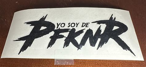 Yo Soy De Pfknr Sticker Vinyl Decal Sticker Sticker For Windshield