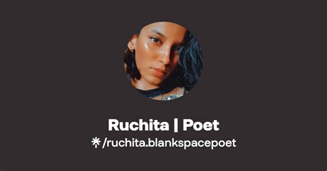 Ruchita Poet Instagram Linktree
