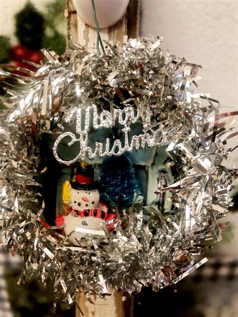 Vintage Jewel Brite Christmas Ornament Diorama Etsy Christmas