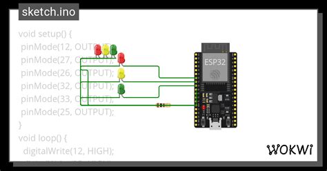 IOT1 Wokwi ESP32 STM32 Arduino Simulator