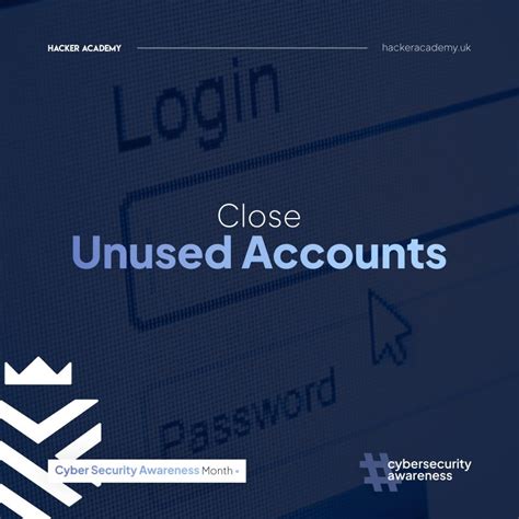 Hacker Academy On Linkedin Cybersecurityawarenessmonth Onlinesafety Closeunusedaccounts…