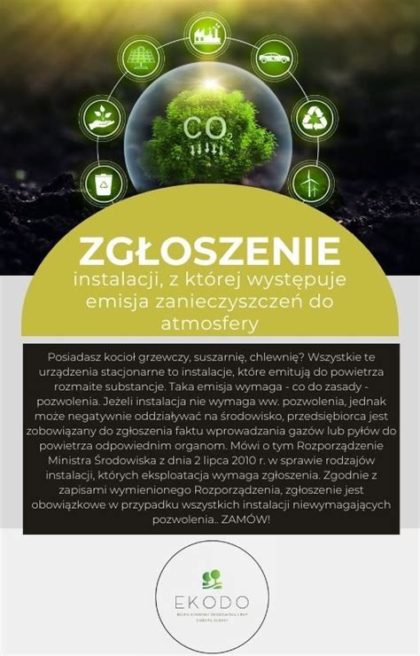 Zgłoszenie emisyjne Zarejestruj swój piec