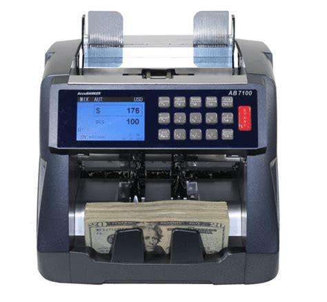 Mixed Bill Value Counter Ab7100 Bill Counter Counterfeit Detector