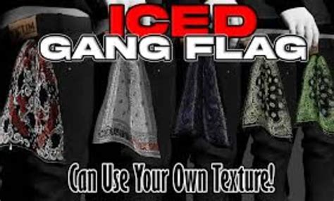 Make Fivem Custom Chain Fivem Gang Clothing Custom Pocket Flag Drippy Bandana By Wilburwhyte