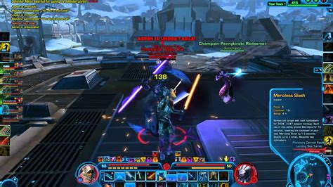 SWTOR Jedi Sentinel Watchmen PVP Alderaan Civil War YouTube