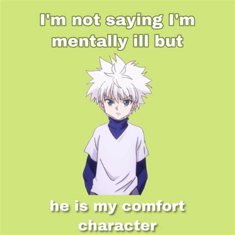 Killua 😍😍 Hunterxhunter Funny Killua Anime Jokes
