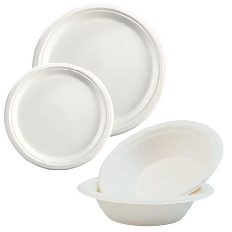 Sg Stock Biodegrable Earth Eco Friendly Sugarcane Pulp Plates And