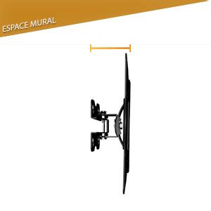 RICOO R12 Support TV Mural Plat Orientable Inclinable Universel 13 32