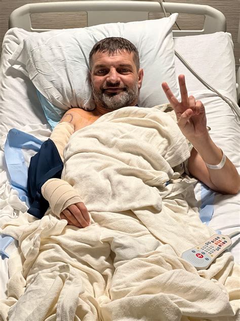 Azovstal Fighter Immortalised By Photo Mykhailo Dianov Has Successful Operation On His Badly