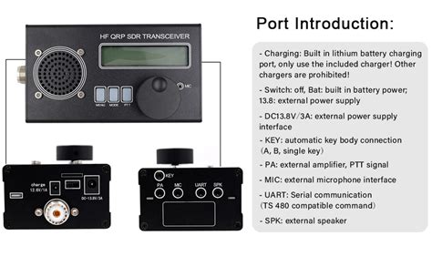 Amazon Open Source SDR Transceiver Radio Receiver With Bands USDX QRP HF DIY Built In