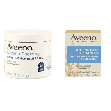Aveeno Eczema Therapy Nighttime Itch Relief Balm Colloidal Oatmeal