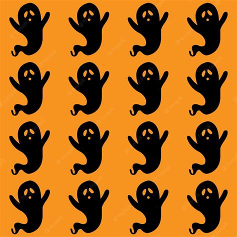 Premium Vector Ghost Pattern 2