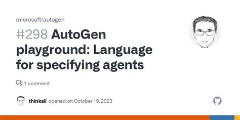 autogen playground language for specifying agents · issue 298