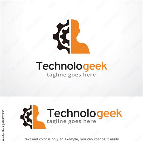 Technology Geek Logo Template Design Vector, Emblem, Design Concept ...