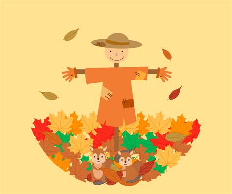 가을 일러스트 Png Ai 무료 다운로드 2023년 리틀딥