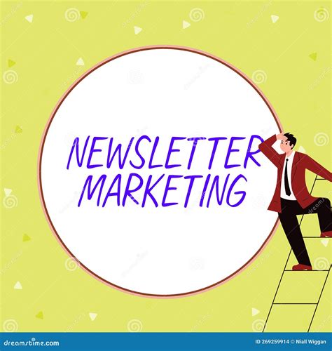 Conceptual Caption Newsletter Marketing Internet Concept Act Of