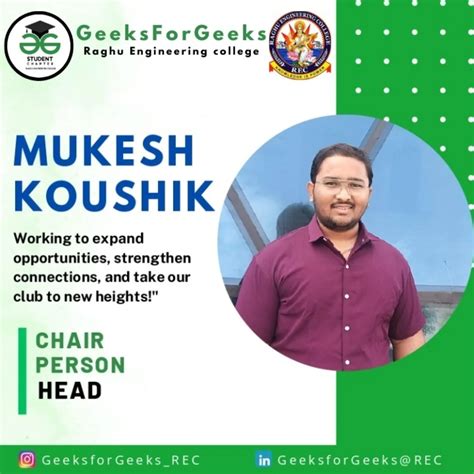 Gfg Campus Body Rec Meet The Masterminds Behind The Magic Presenting The Core Team Of