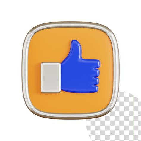 Premium Psd Thumb Up 3d Icon