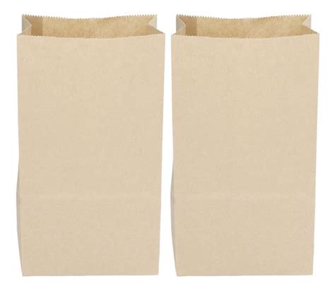 Bolsa De Papel Kraft 100 Piezas Grado Alimenticio Resiste Cuotas