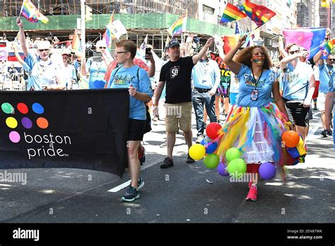 Marchers March In The World Pride Nyc Pride March On June 302019 On