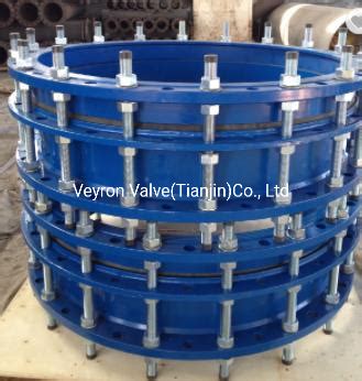 Wcb Carbon Steel Ductile Iron Double Flange Pipe Mechanical Coupling Di Expansion Dismantling