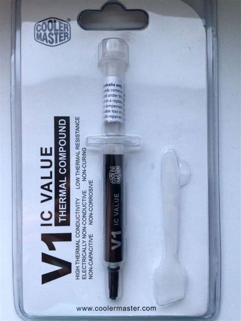 Купить Термопаста Cooler Master IC-Value V1 (RG-ICV1-TW20-R1) в ...