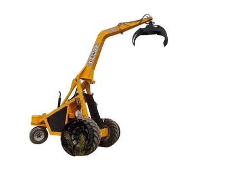 G Rafo Loader Machine With Log Grapple Attachment Standard Hanger