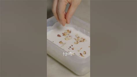 초간단 요거트바 1탄 홈메이드 아이스크림 몸에 좋고 맛도 좋은 간식 목체질 태음인에 좋은 간식 Youtube