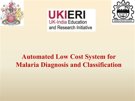 automated low cost system for malaria diagnosis and