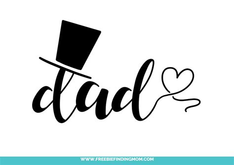 Dad Calligraphy 3 Free Printables